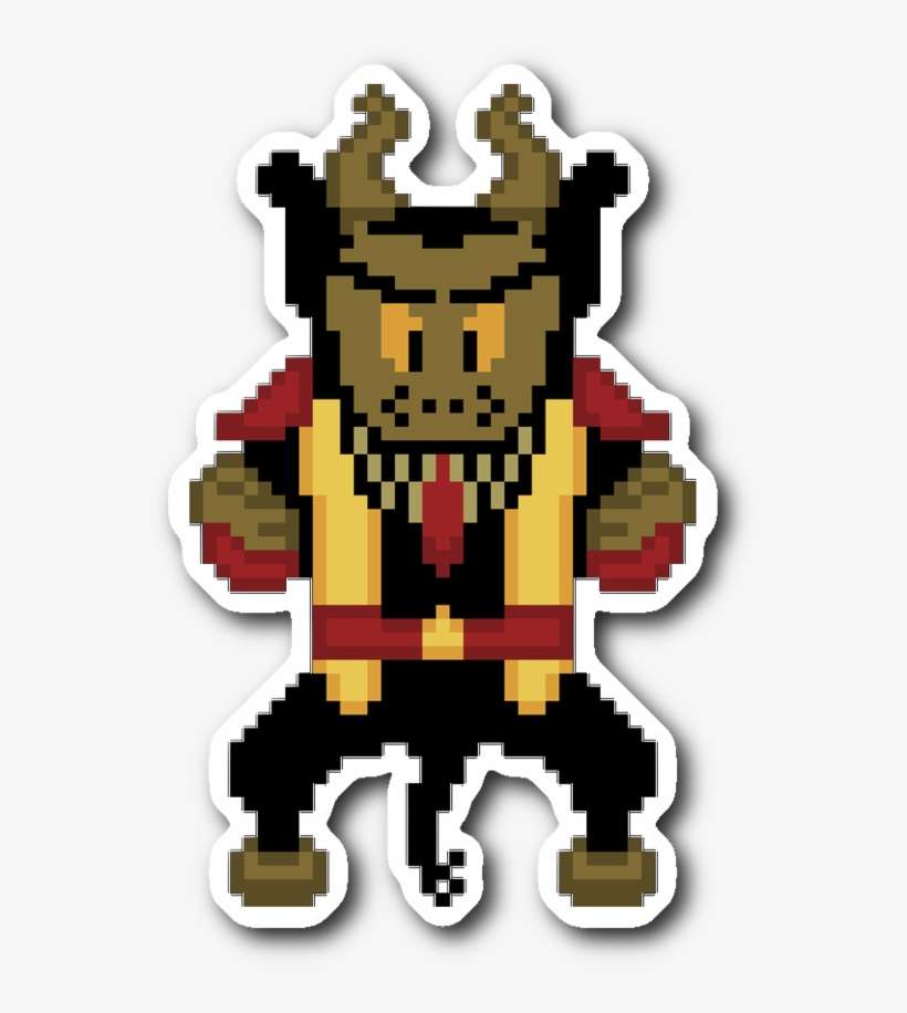 Krampus Sticker - Cartoon PNG Image | Transparent PNG Free Download on ...