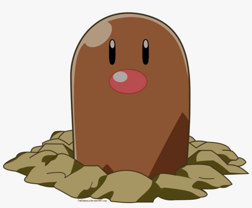 Download Diglett Is The Cutest Ground Pokémon Draw Pokemon, - Diglett ...