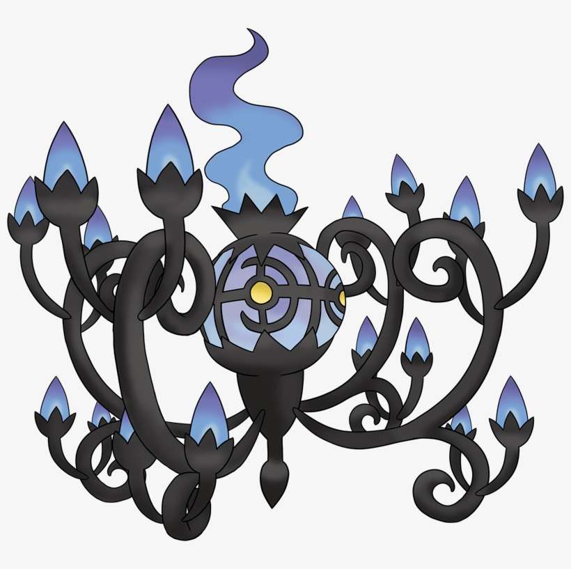 Mega Chandelure Pokédex - Pokemon Mega Chandelure PNG Image ...