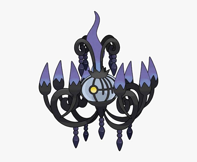 Mega Chandelure By Pokeluka-d6hn3p7 - Pokemon Mega Chandelure PNG Image ...