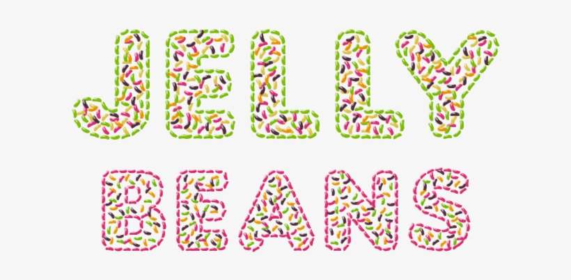 Jelly Beans Text PNG Image | Transparent PNG Free Download on SeekPNG