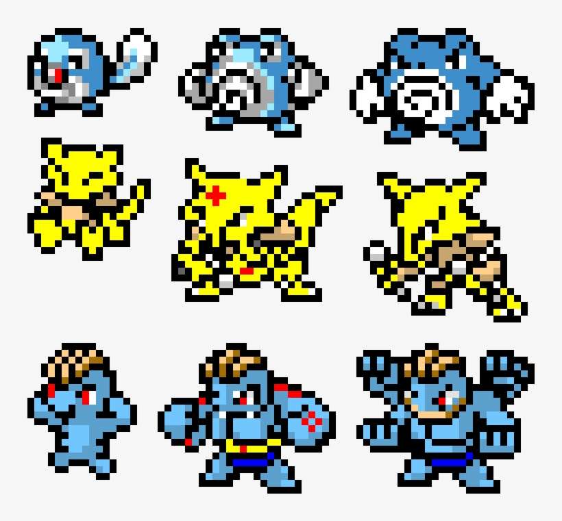 Download Gen 1 Pokedex - Pixel Art | Transparent PNG Download | SeekPNG
