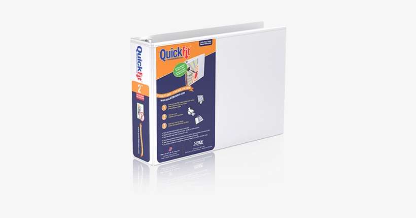 Quickfit® Deluxe Letter Spreadsheet Binder - Quickfit Deluxe Heavy-duty ...