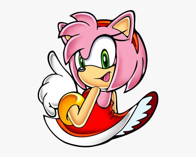 The Character Theme Of Amy Rose, Detailing Who She - Amy Rose PNG Image ...