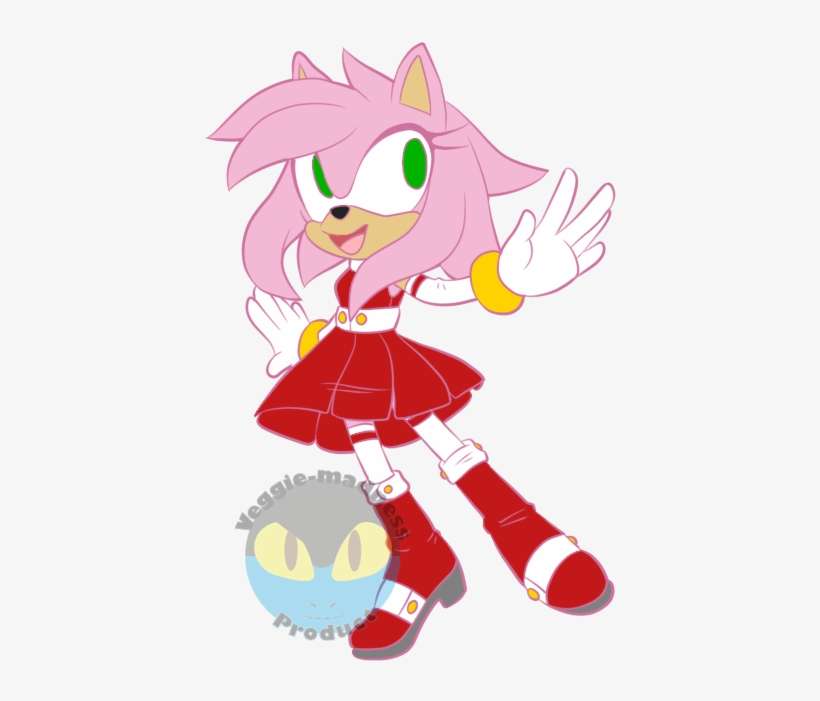 Older Amy Rose - Amy Rose Fan Redesign PNG Image | Transparent PNG Free ...