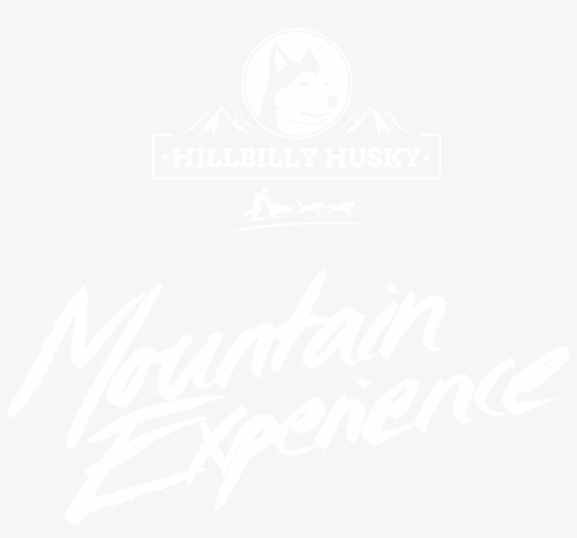 Hillbilly Husky Logo With The Slogan Mountain Experience - Logo PNG ...