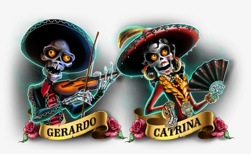 Dia De Los Muertos Slot Game - Dia De Muertos 3d PNG Image ...