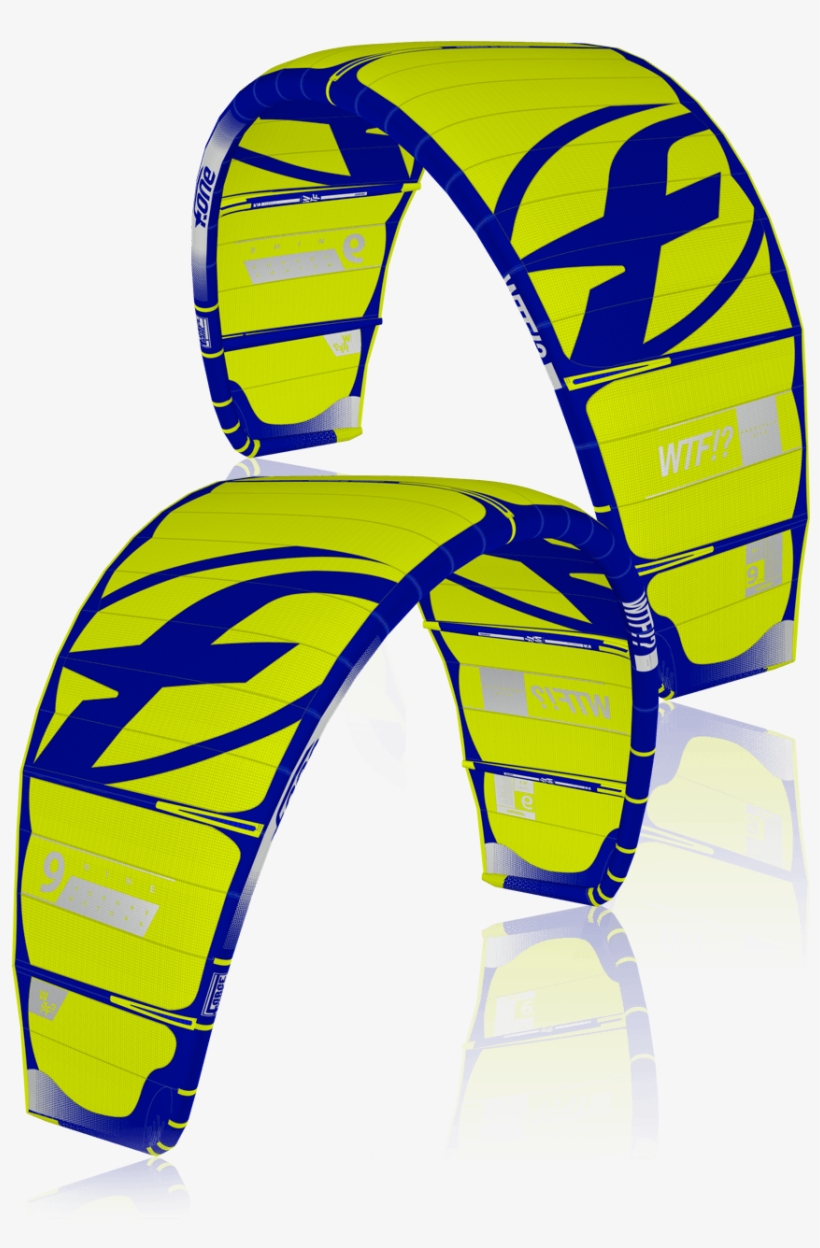 Wtf V1 A Deep Blue Lime - F One Wtf Kite 2018 PNG Image | Transparent ...