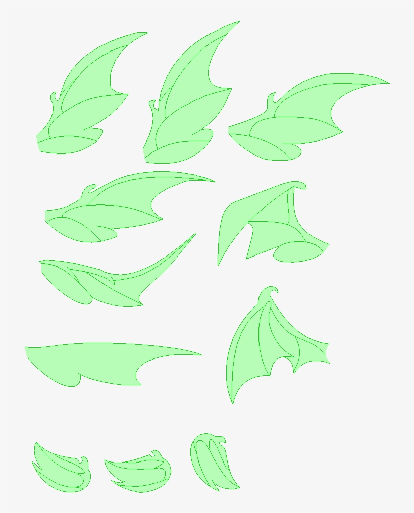 Download A Bat Wing2 - Mlp Base Bat Wings | Transparent PNG Download ...
