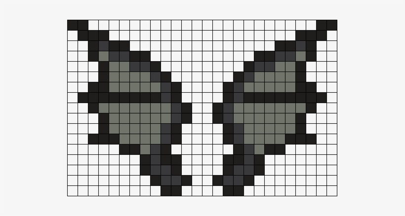 Bat Wings Perler Bead Pattern / Bead Sprite - Bat Wings Perler PNG ...
