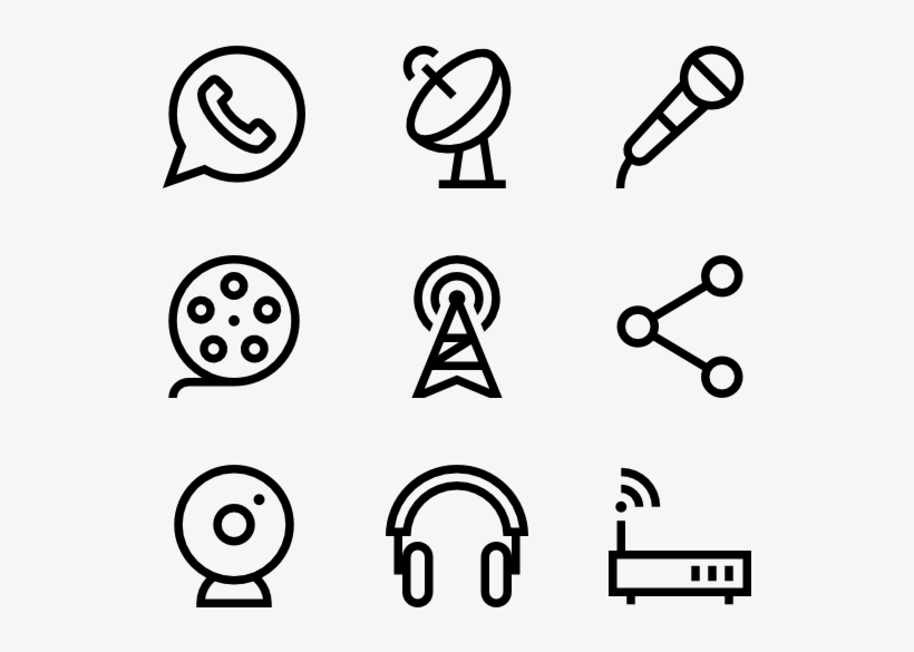 Communication And Media - Customer Service Line Icon PNG Image ...