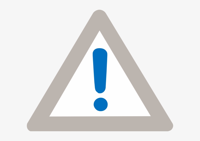 Caution Grey Blue Clip Art - Caution Png Blue PNG Image | Transparent ...
