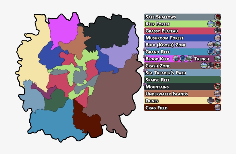 Jokes Aside, I Added A Key To The Newest Biome Map - Subnautica Ghost ...