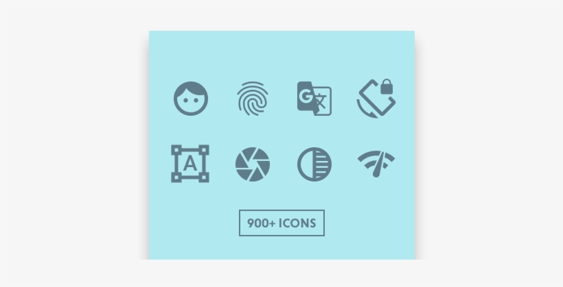Download Google Material Design Icon Library - Axure Rp | Transparent ...