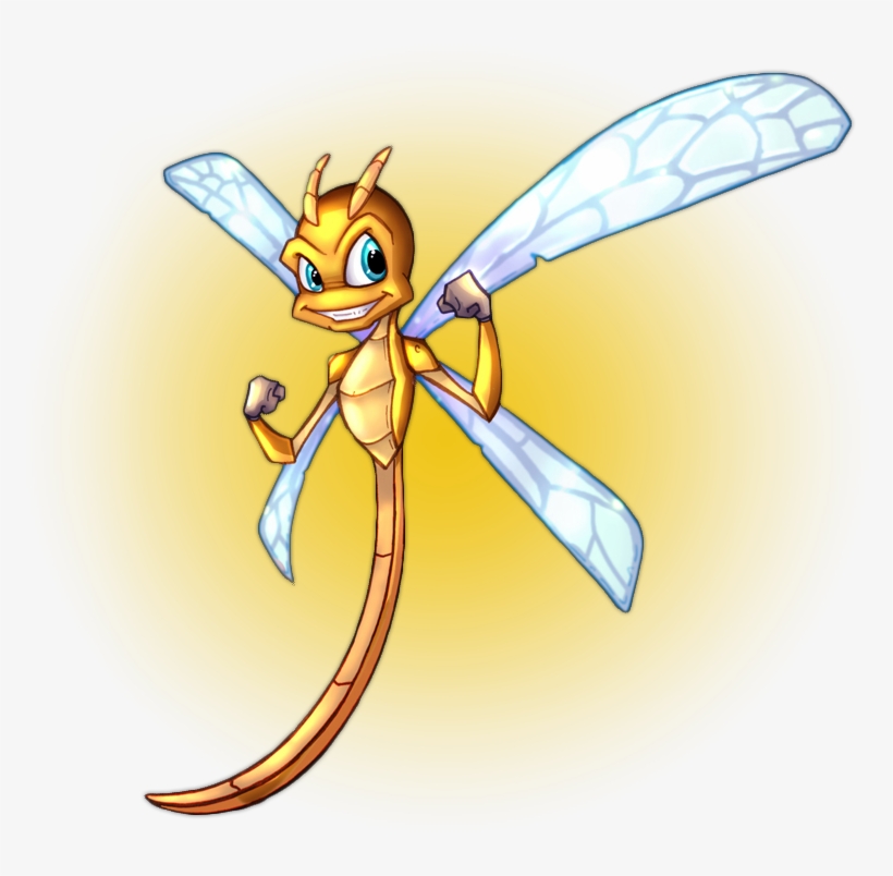 Spyro Drawing Sparx - Sparx The Dragonfly Png PNG Image | Transparent ...