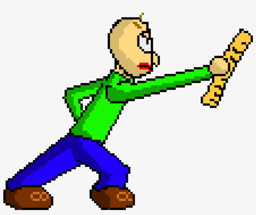 Baldi - Pixel Art PNG Image | Transparent PNG Free Download on SeekPNG