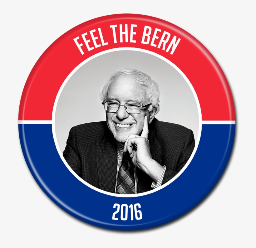Download Bernie Sanders Button - Bernie Sanders Smiling | Transparent ...