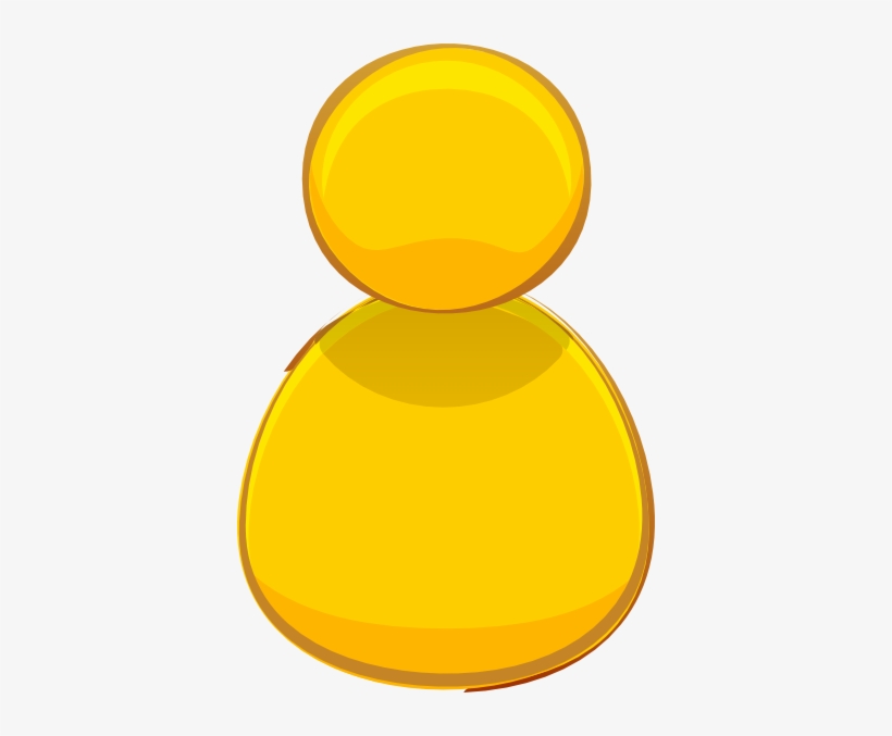 How To Set Use Yellow Computer Person Icon Clipart PNG Image ...