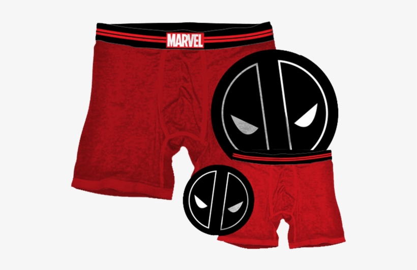 Deadpool Logo Boxer Briefs - Iron Man Armored Adventures Season PNG ...
