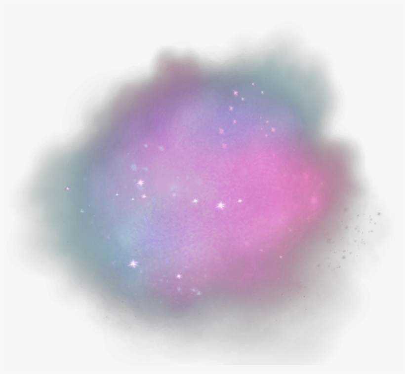 Ftestickers Overlay Effect Mist Smoke Sparkle Blue - Nebula PNG Image ...