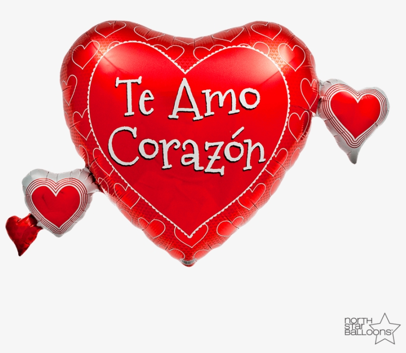 Download Te Amo Corazon Multi Hearts 36 In* | Transparent PNG Download ...