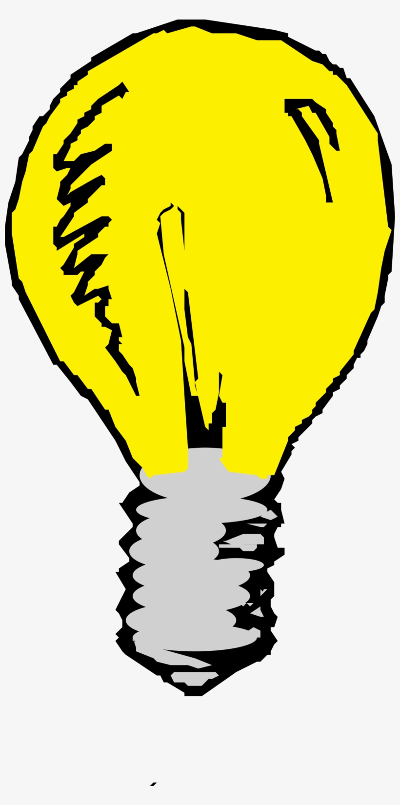 Vector Clip Art - Light Bulb Cartoon Transparent PNG Image ...