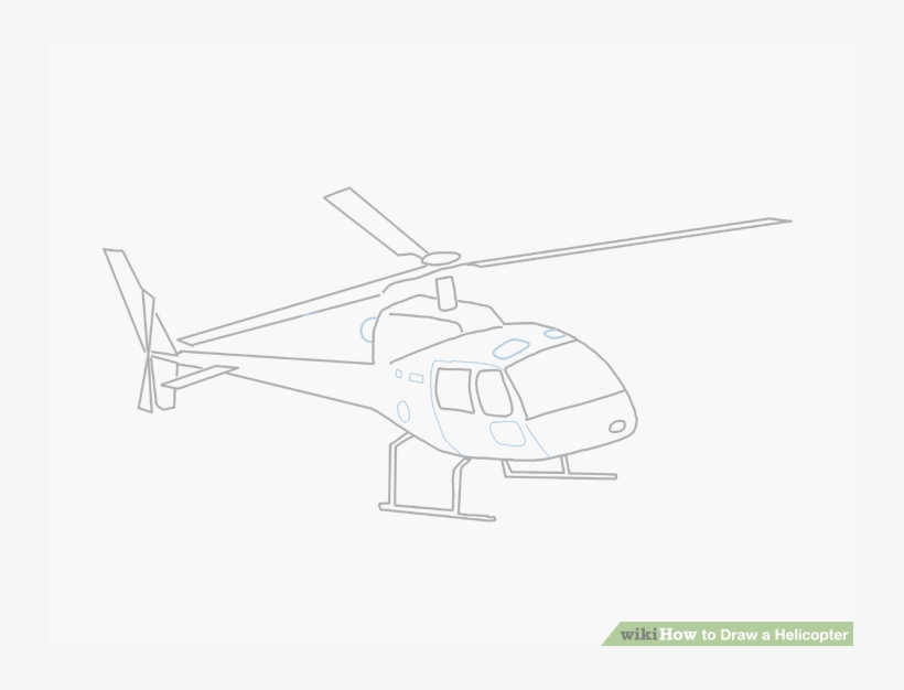 Download Image Titled Draw A Helicopter Step - Drawing | Transparent ...