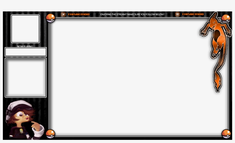 Download Share This - - Pokemon Twitch Overlay | Transparent PNG ...