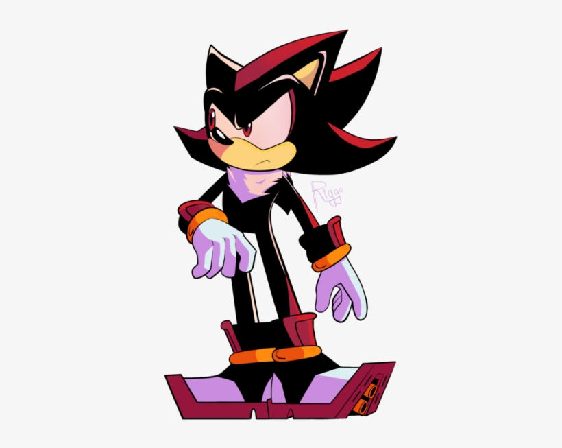 One Of The First Decent Drawings Of Shadow I Think - Cartoon PNG Image ...