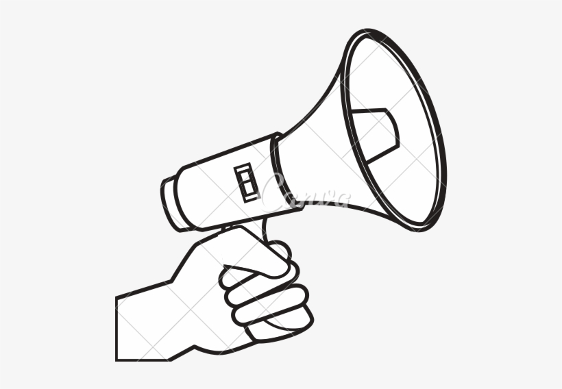 Download Megaphone Drawing At Getdrawings - Megaphone | Transparent PNG ...