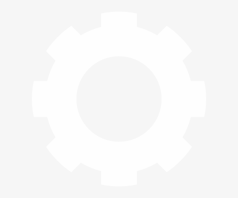 Download Cog Icon White Png | Transparent PNG Download | SeekPNG