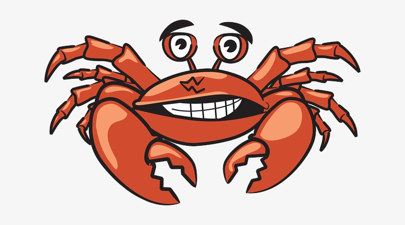 Cartoon, Crab, Shell, Sea, Crustacean, Crawl, Crawling - Kepiting ...