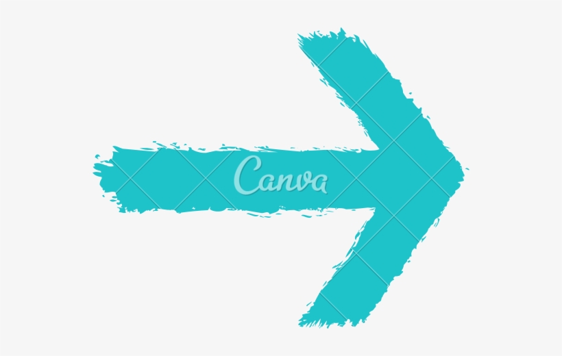 Drawn Arrow Brush Stroke - Brush Arrow Sign Vector PNG Image ...
