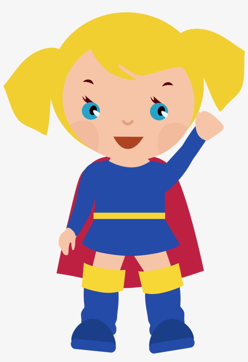 Superhero Kids Clip Art