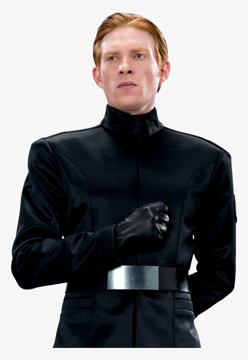 General Hux - Domhnall Gleeson Star Wars General Hux PNG Image ...