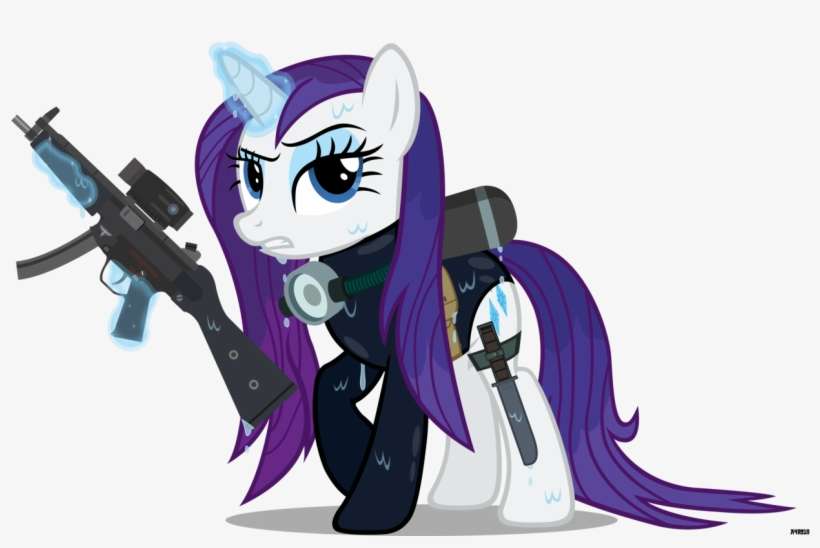 A4r91n, Clothes, Gun, Magic, Mp5, Navy Seal, One-piece - Mlp Navy Seals ...