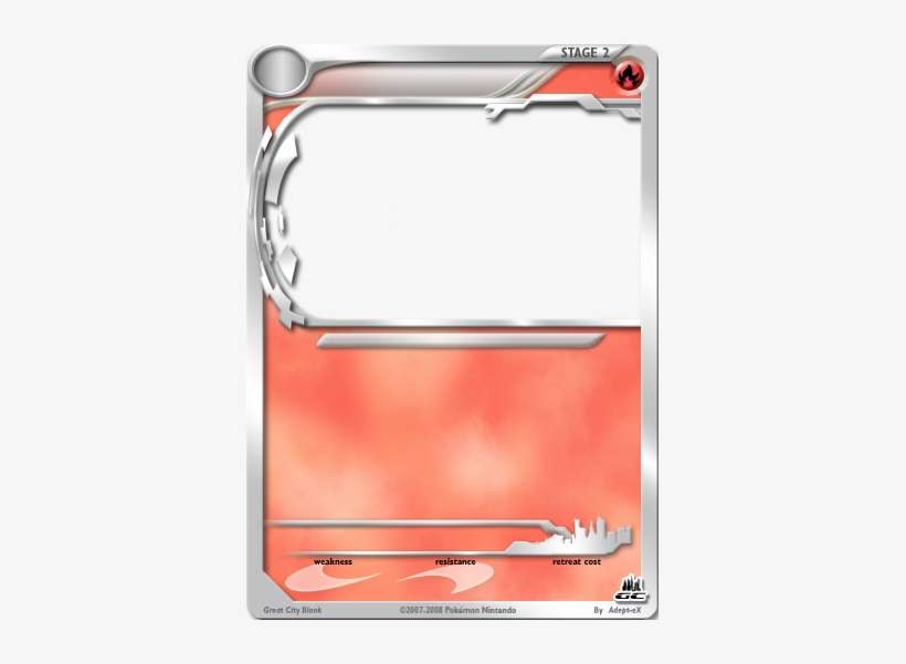 Download Blank Water Pokemon Card | Transparent PNG Download | SeekPNG