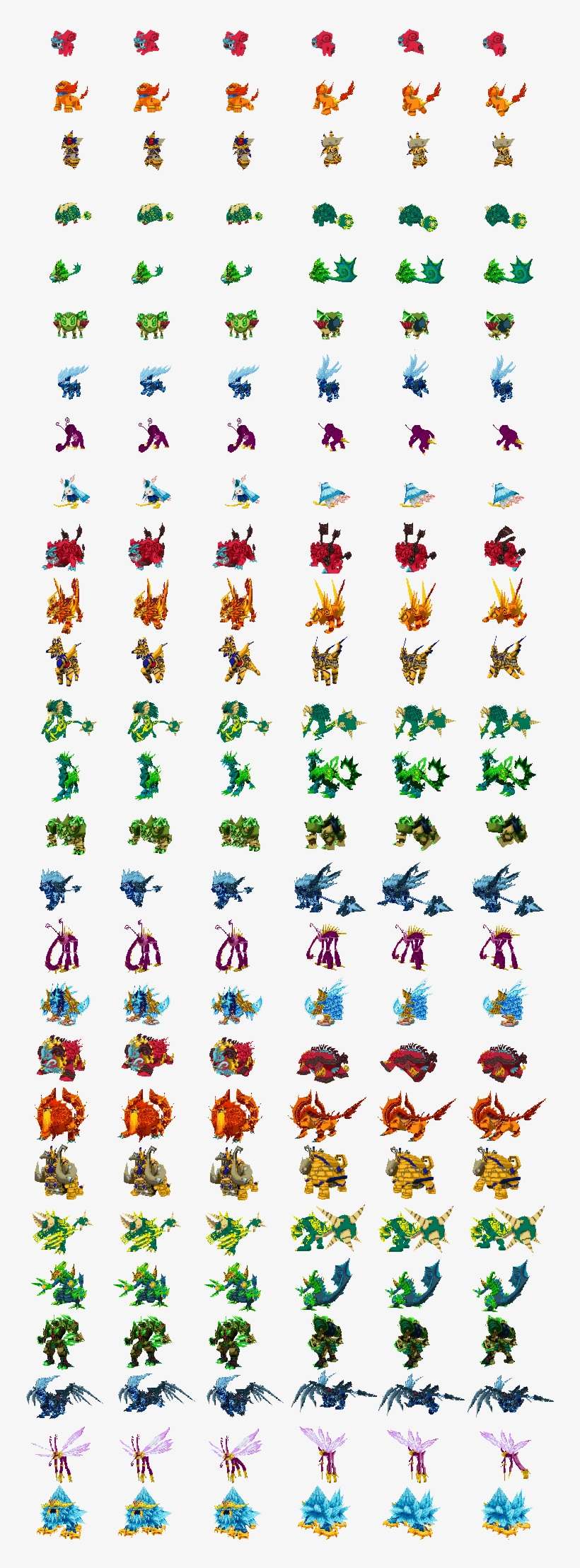 Download Gekitotu Ikusei Sprite Sheet - Spectrobes Sprites ...