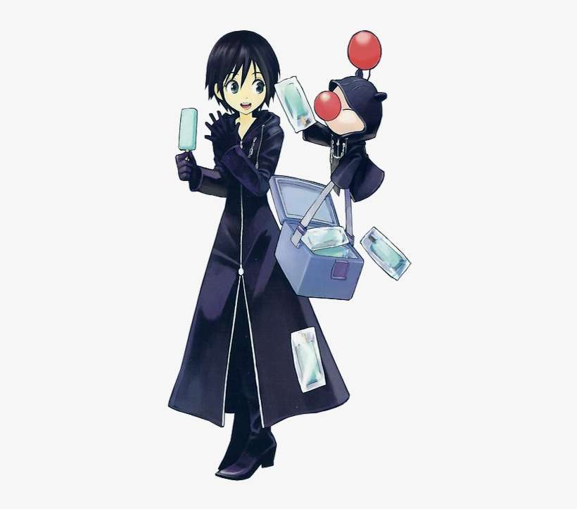 Xion With A Moogle Edit - Kingdom Hearts 358/2 Days, Vol. 2 PNG Image | Transparent PNG Free ...
