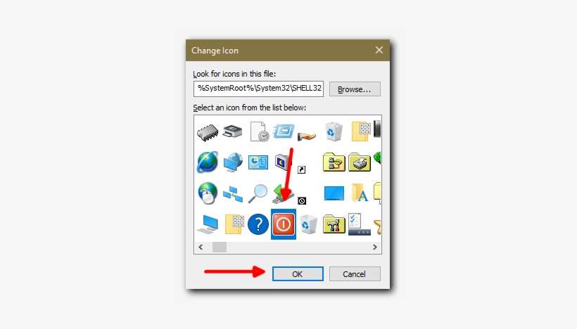 Windows 10 Shutdown Shortcut - Shutdown Computer Shortcut Icon PNG ...