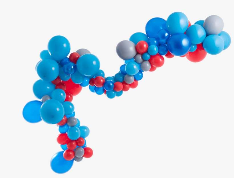 Toot Toot Balloon Garland Kit - Balloon PNG Image | Transparent PNG ...