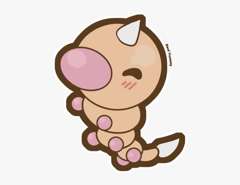 Chibi Weedle By Seviyummy - Butterfree Chibi PNG Image | Transparent ...