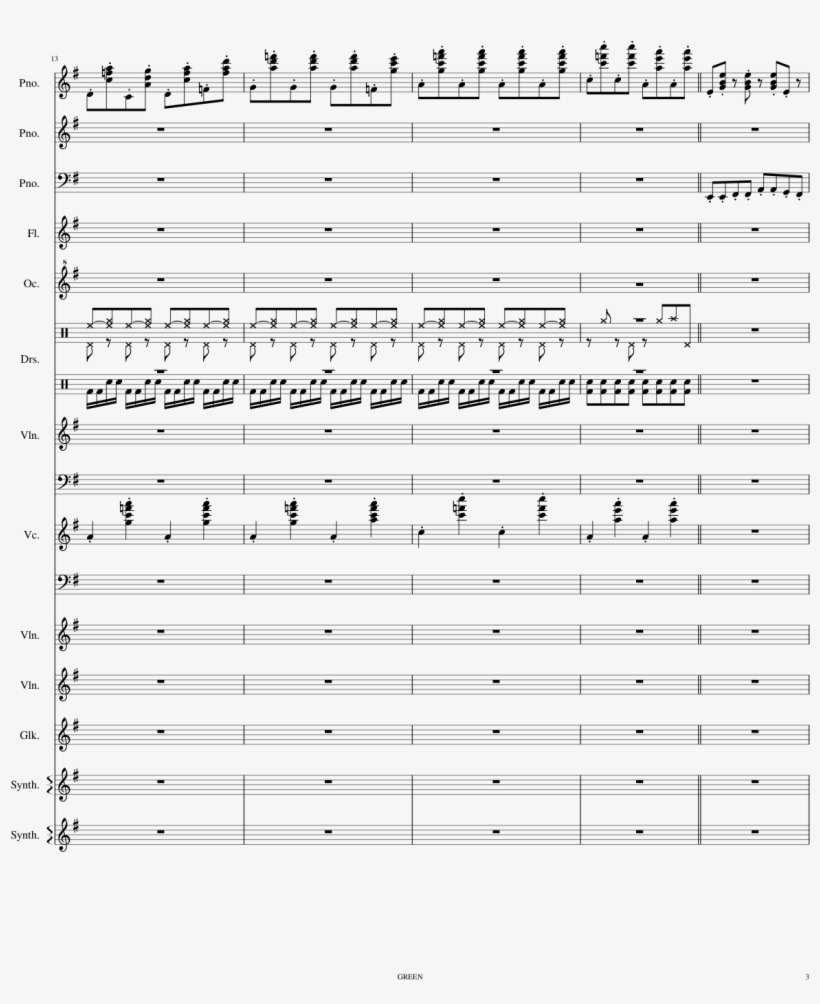 Through The Wormhole Sheet Music Composed By Kaycee - Monochrome PNG ...