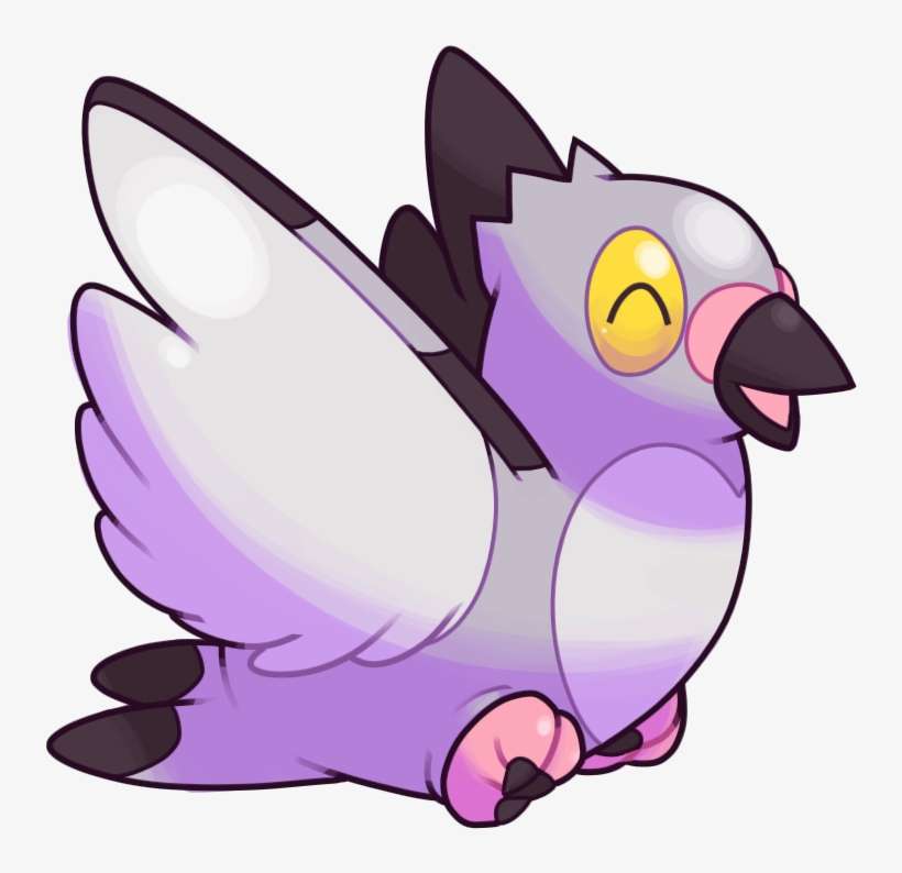 Drawn Pidgeons Chibi - Pigeon Fan Art PNG Image | Transparent PNG Free ...