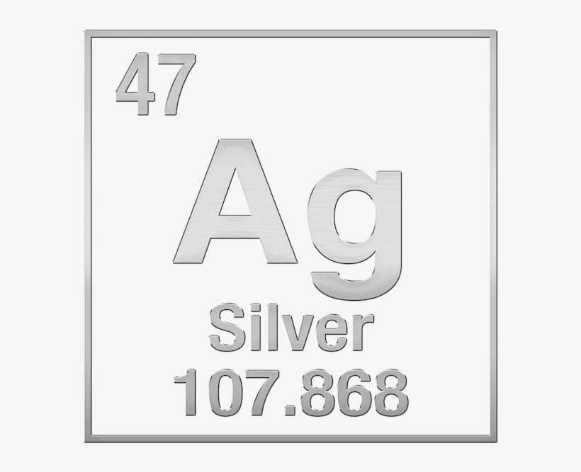 Download Silver Element - Silver Periodic Table Symbol | Transparent ...