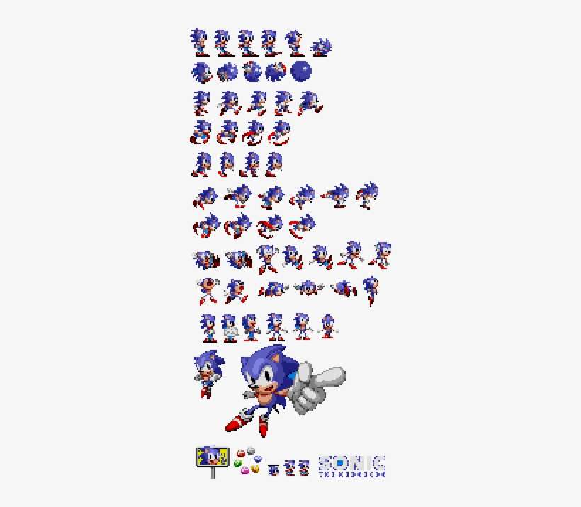Download Sonic Sprites | Transparent PNG Download | SeekPNG