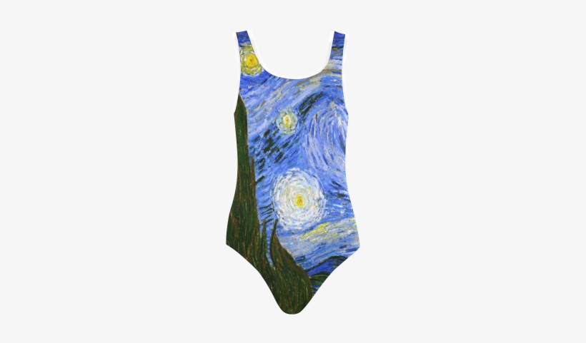 Van Gogh Starry Night Tree Vest One Piece Swimsuit - Vincent Van Gogh ...