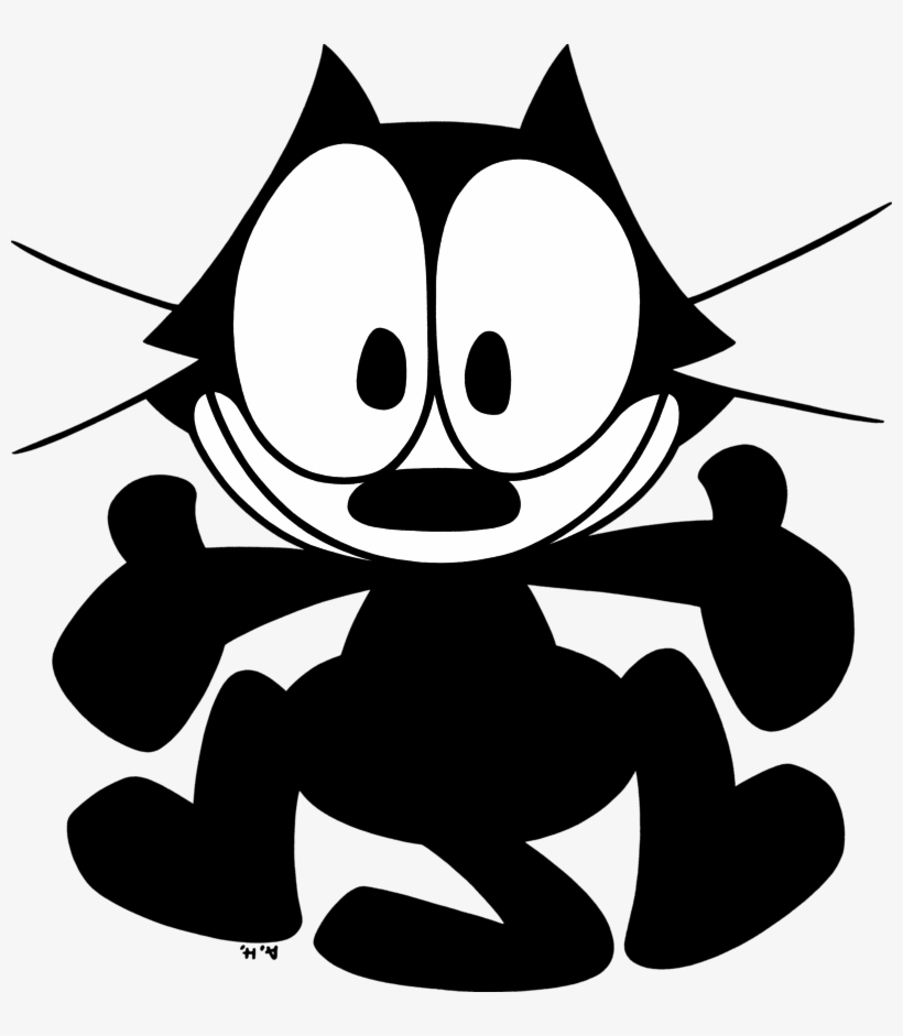 Cat Stick Figure - Felix The Cat PNG Image | Transparent PNG Free ...