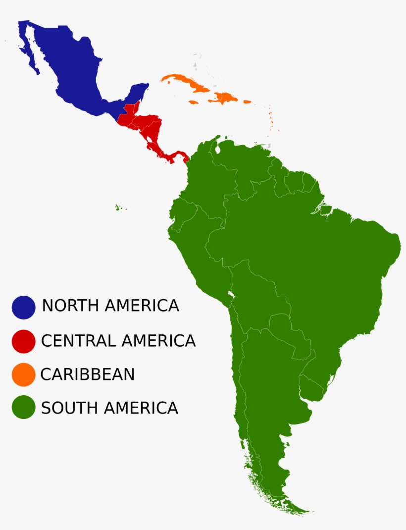 Latin America Regions - Latin America Region PNG Image | Transparent ...