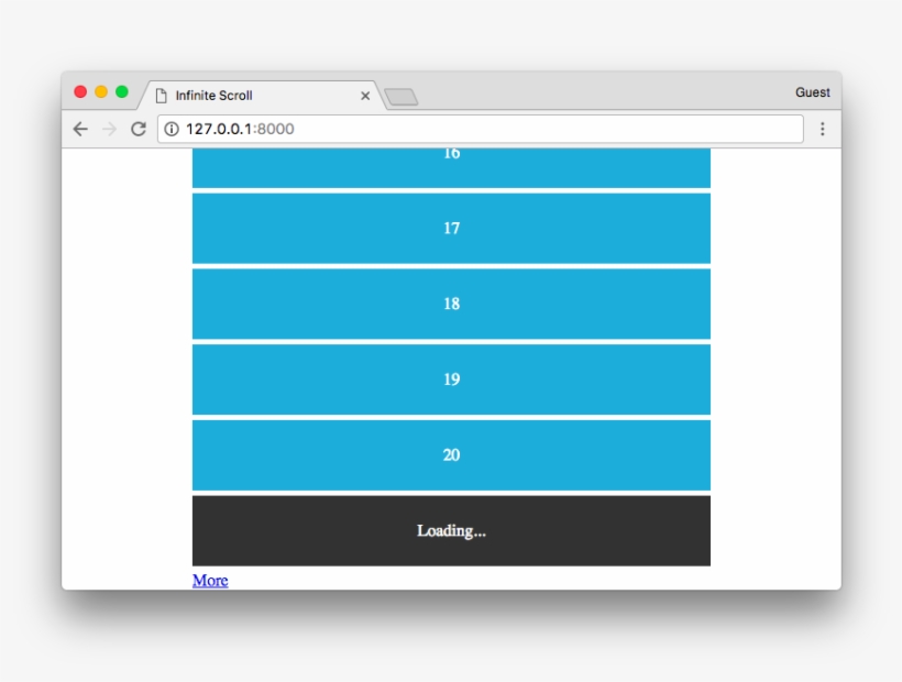 Class-based View Example With Models - Infinite Scroll PNG Image | Transparent PNG Free Download ...